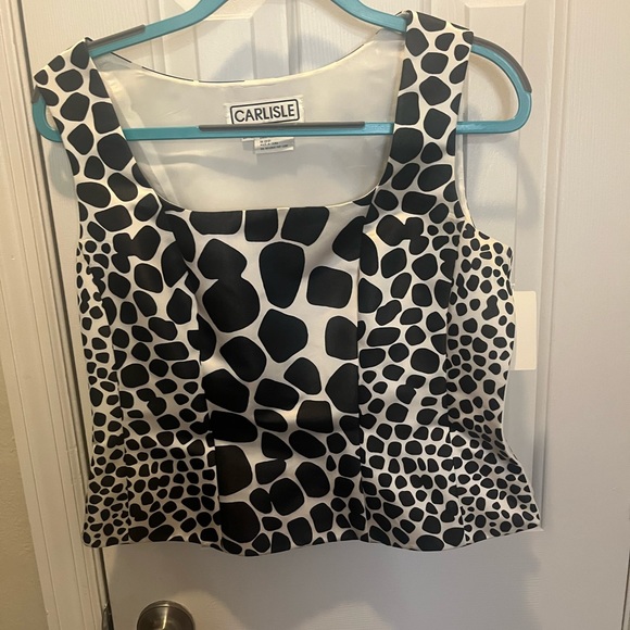 Carlisle | Tops | Nwt Carlisle Animal Print Top | Poshmark
